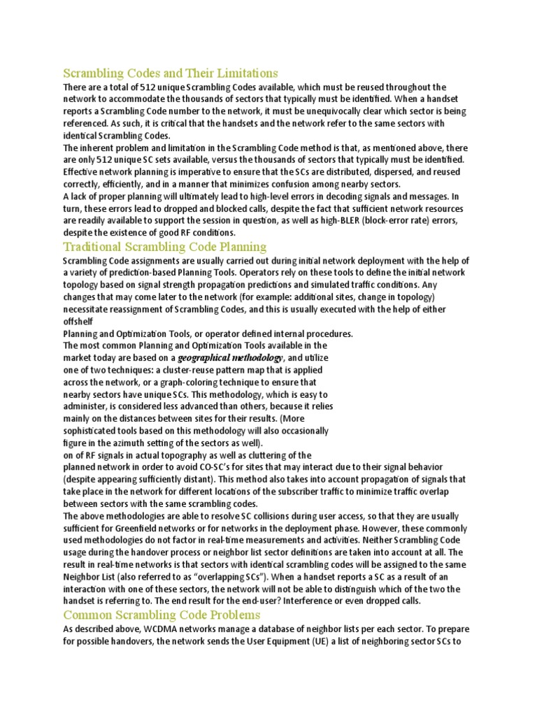 Scrambling Codes | PDF | Conceptual Model | Mathematical Optimization