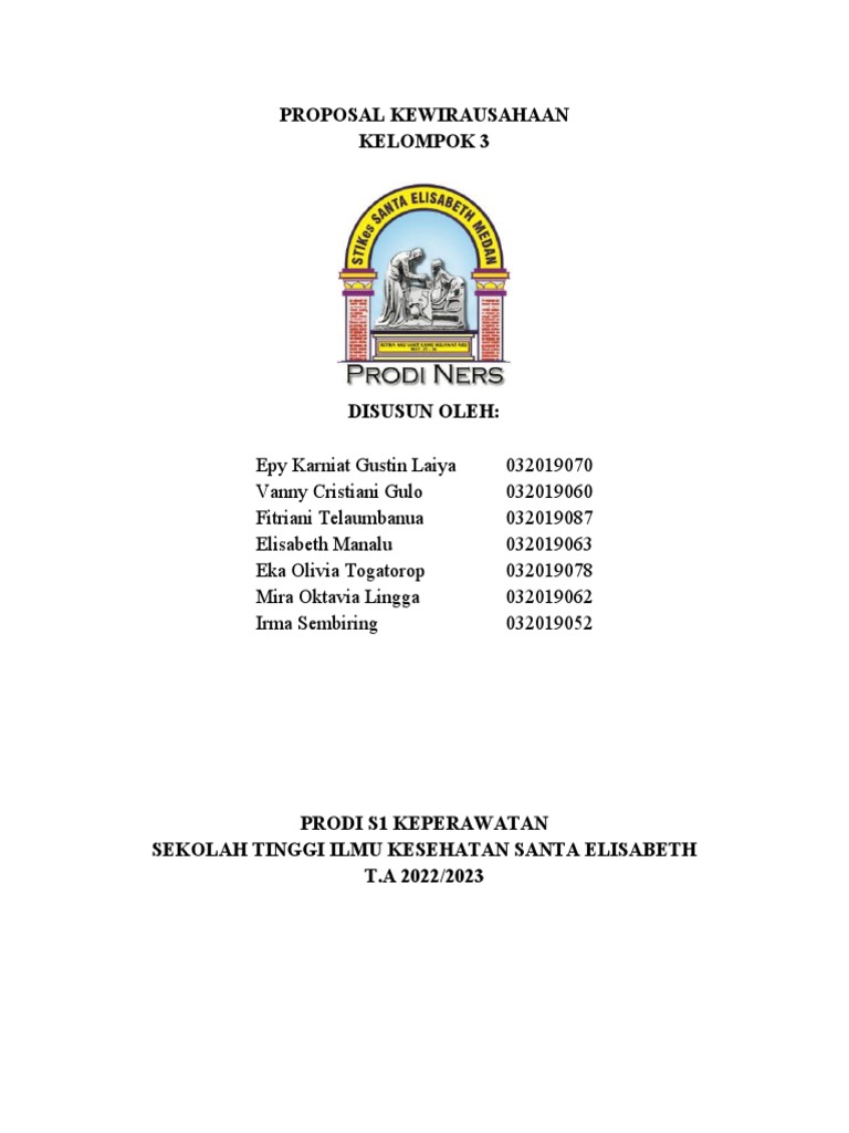 Proposal Kegiatan Kewirausahaan Kel 3 | PDF