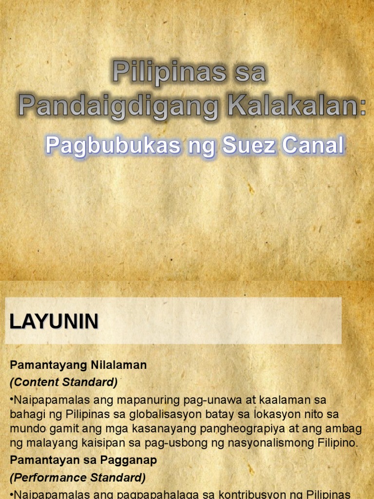 Pilipinas Sa Pandaigdigan Kalakalan | PDF