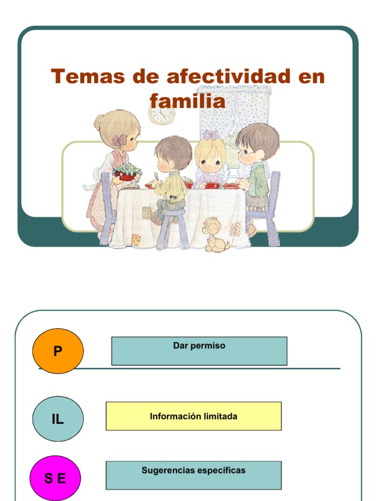 Enseñar Afectividad en La Familia