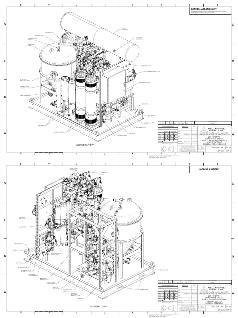 General Arrangement Drawing: Dual Phase System | PDF