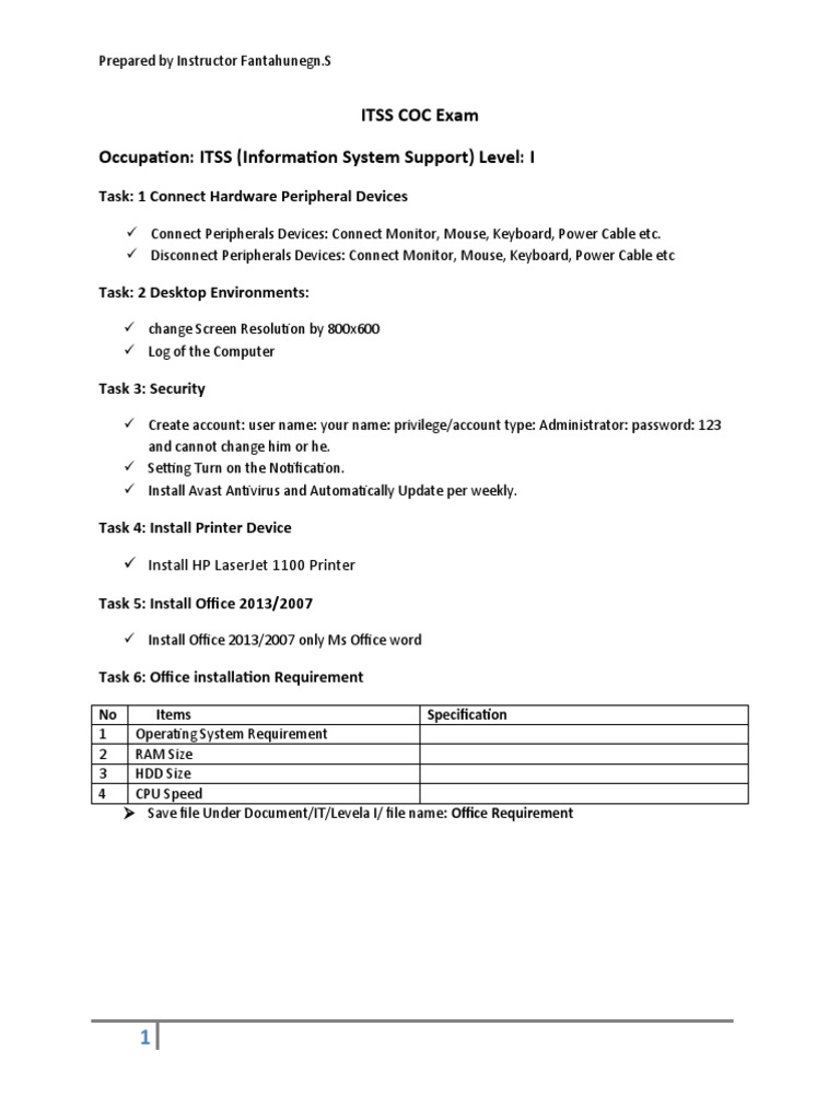 Coc Level I | PDF | Databases | Operating System