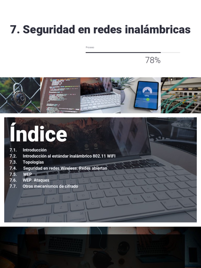 Seguridad en Redes Inalambricas | PDF | Wifi | Protocolos de comunicaciones