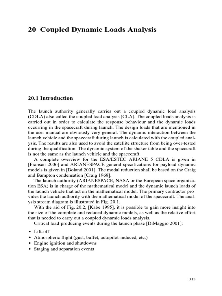 Coupled Dynamic Loads Analysis | PDF | Matrix (Mathematics) | European ...