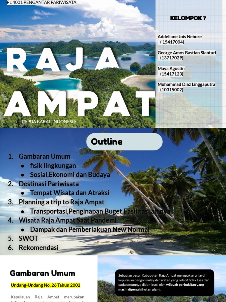Kelompok 7-Raja Ampat | PDF | Perjalanan