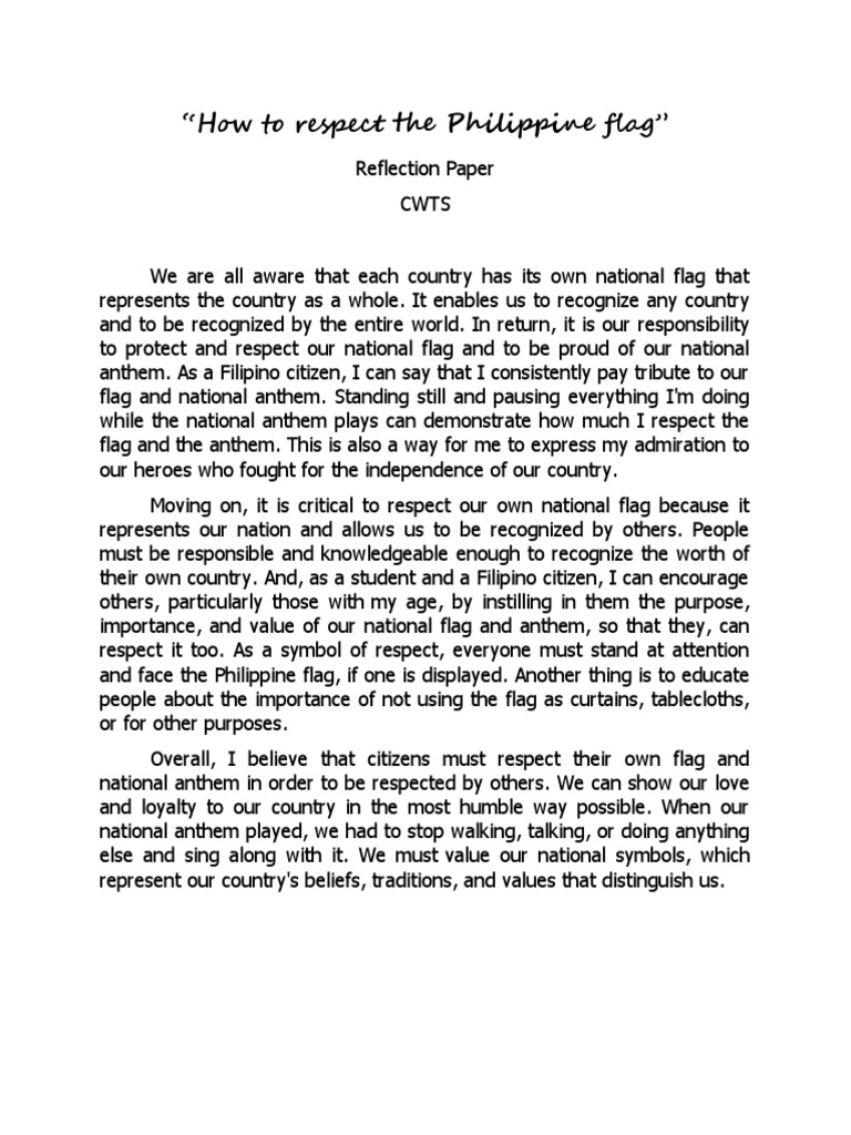 How To Respect The Philippine Flag | PDF