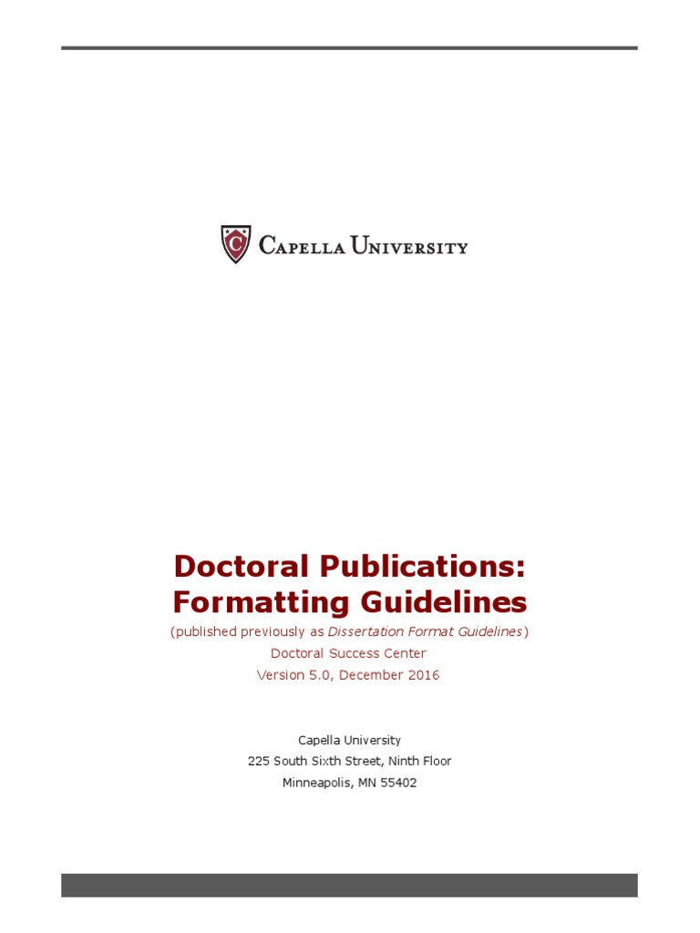 Doctoral Publications Assets Capella Edu | PDF