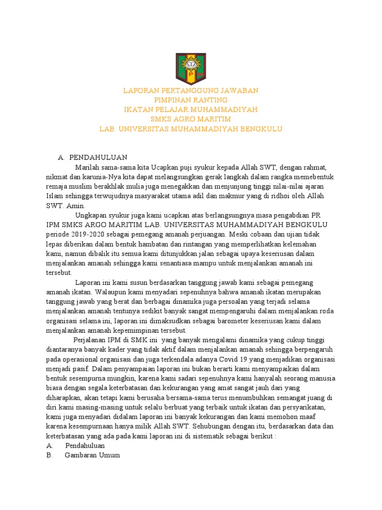 Laporan Ipm | PDF | Karier & Perkembangan