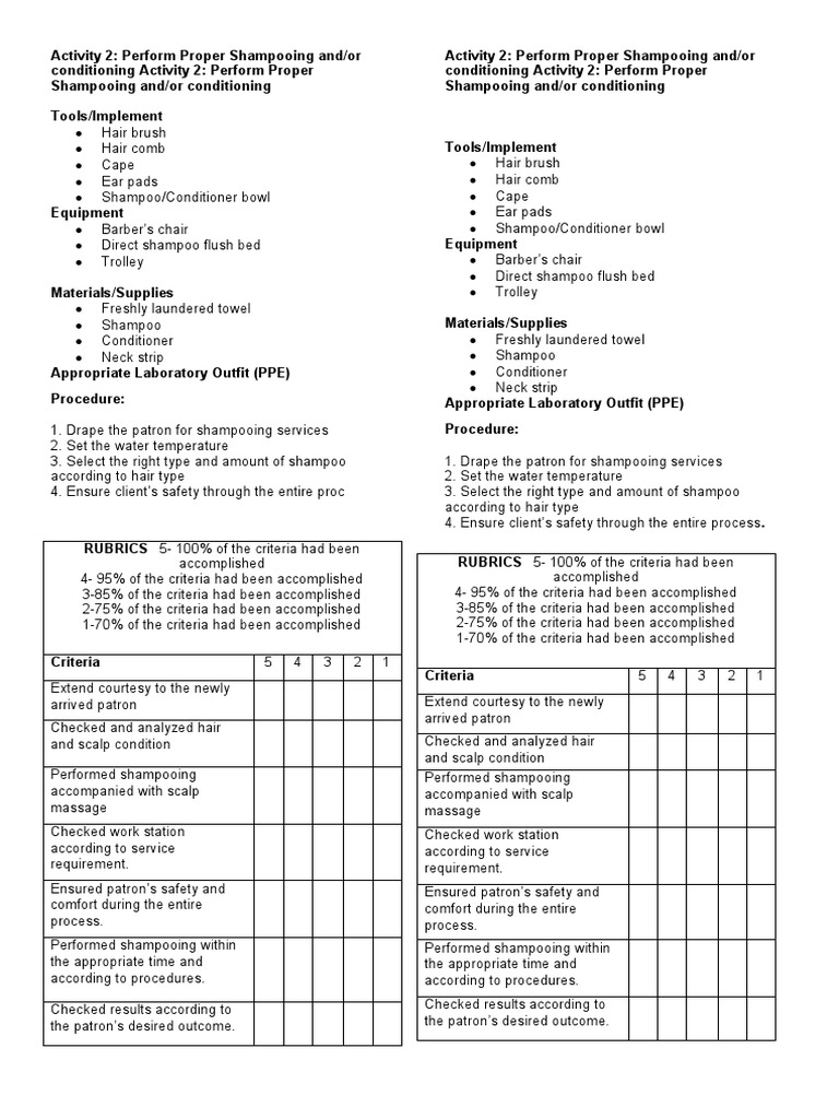 Proper Shampooing & Conditioning Guide | PDF | Human Appearance | Hair