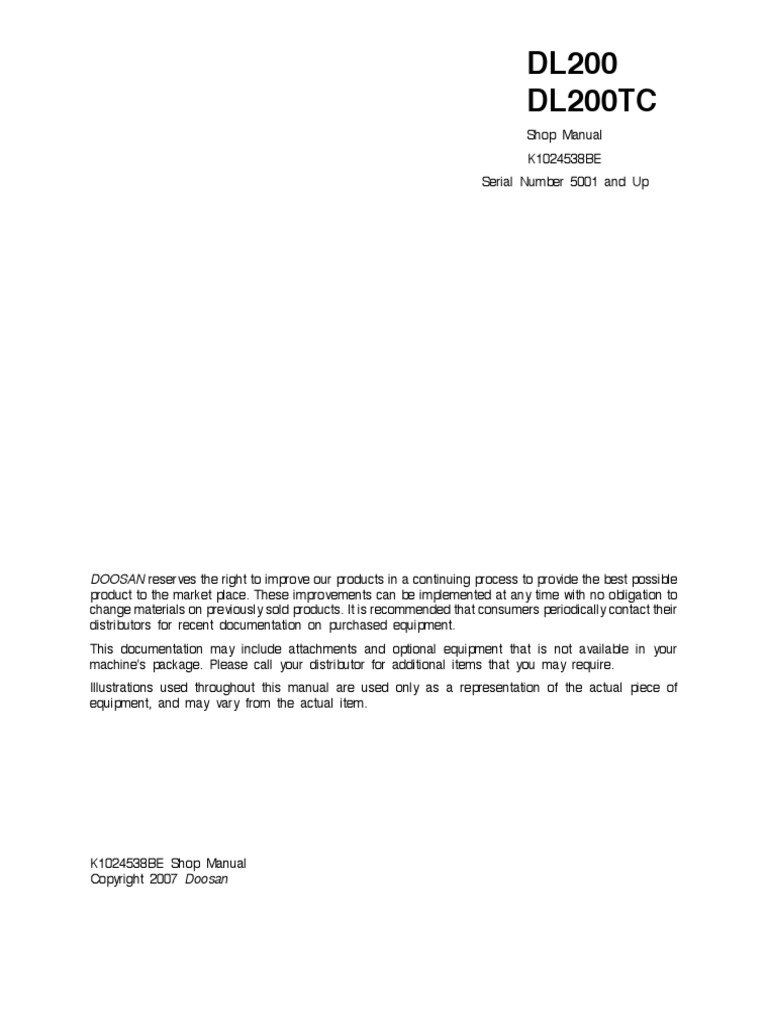 Manual de Serviço DL200 | PDF | Safety | High Voltage