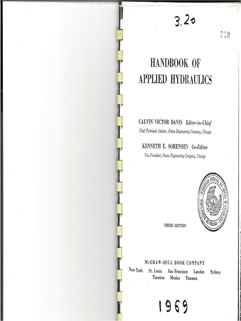 Handbook of Applied Hidraulics. 1969 | PDF