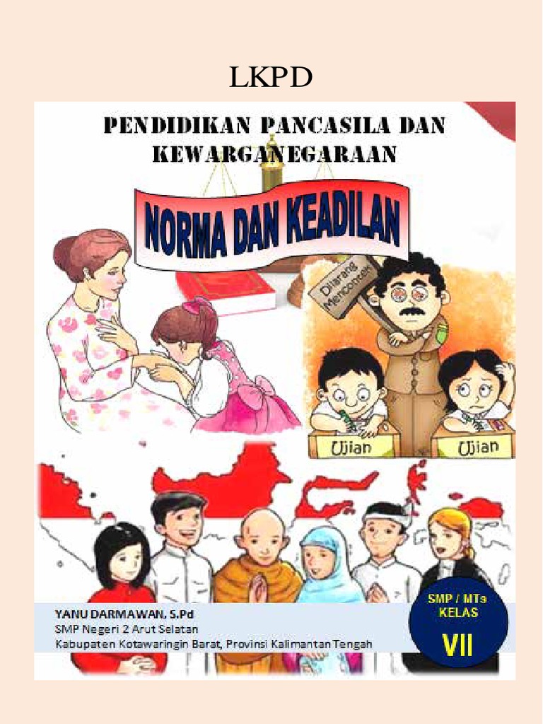 LKPD Kelas VII Materi Norma Dan Keadilan Model PBL Pertemuan 1 | PDF