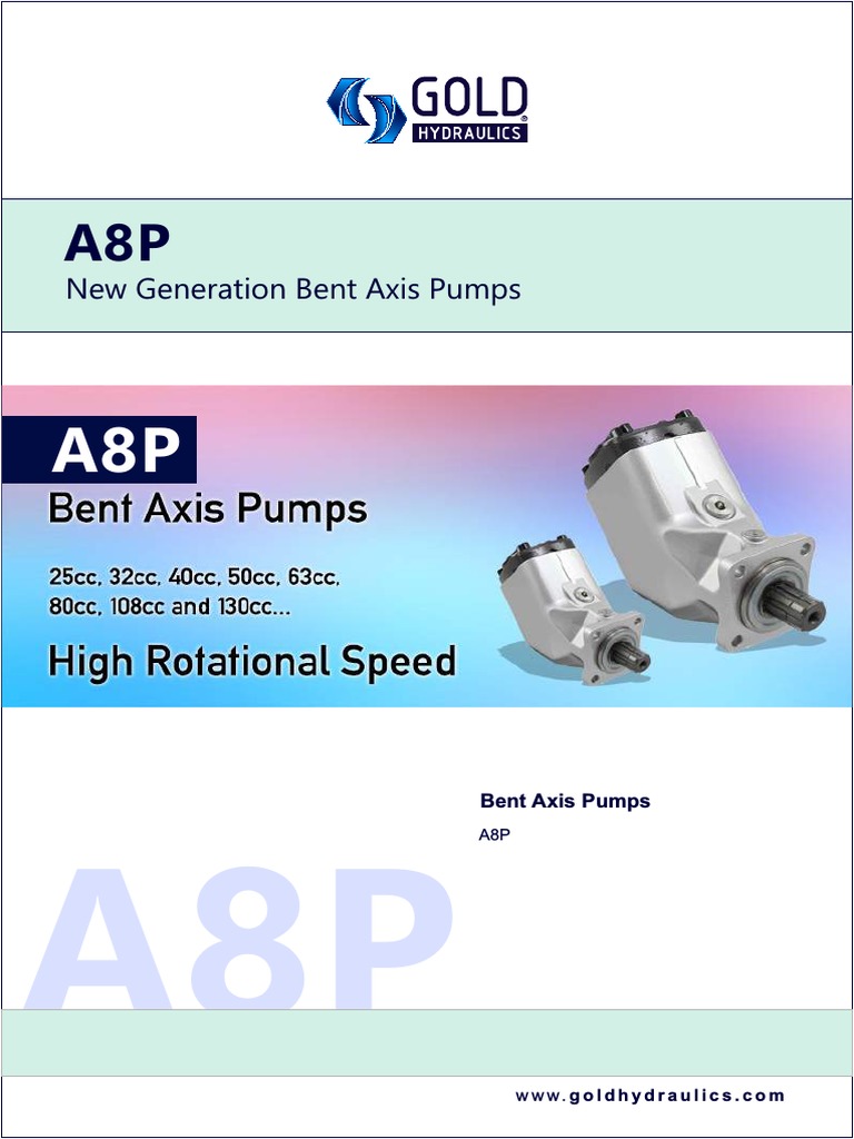 A8P Aluminium Bent Axis Pumps | PDF | Horsepower | Manufactured Goods