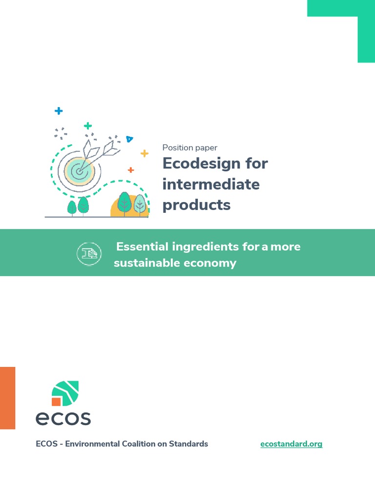 ECOS Position Paper ESPR For Intermediate Products July 2022 | PDF | Strength Of Materials ...