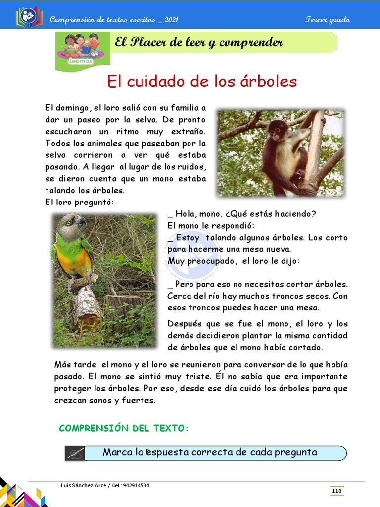 27-El Cuidado de Los Arboles. LECTURA | PDF | Arboles