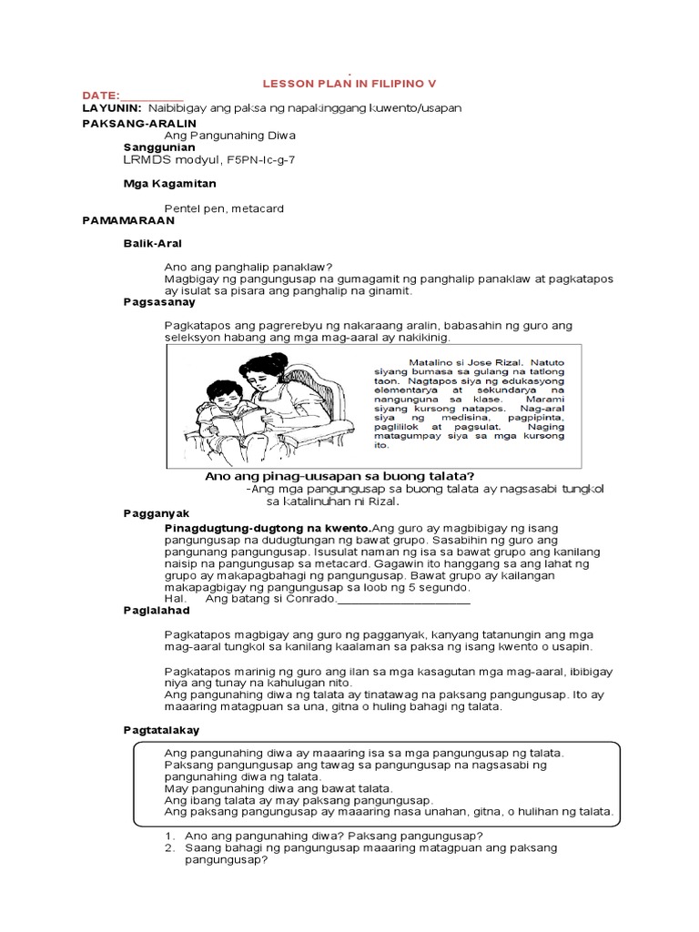 LP Filipino Week 7 | PDF
