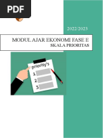 MODUL AJAR Kegiatan Ekonomi | PDF