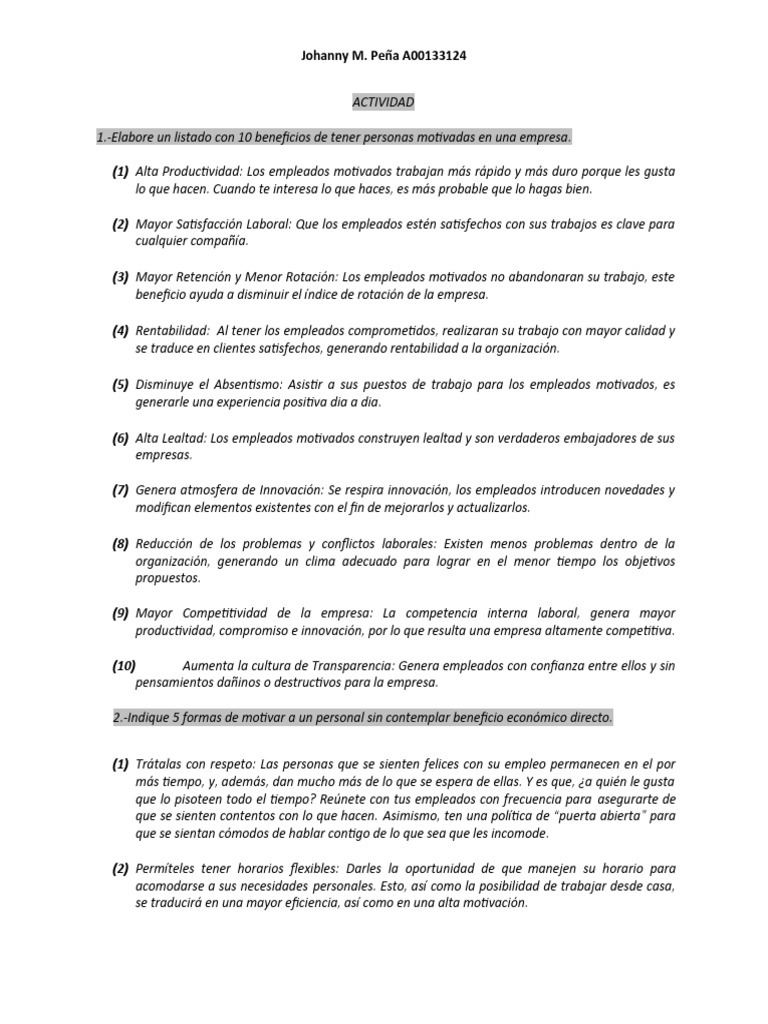 Unidad 3 - Act 2 | PDF | Business | Innovación