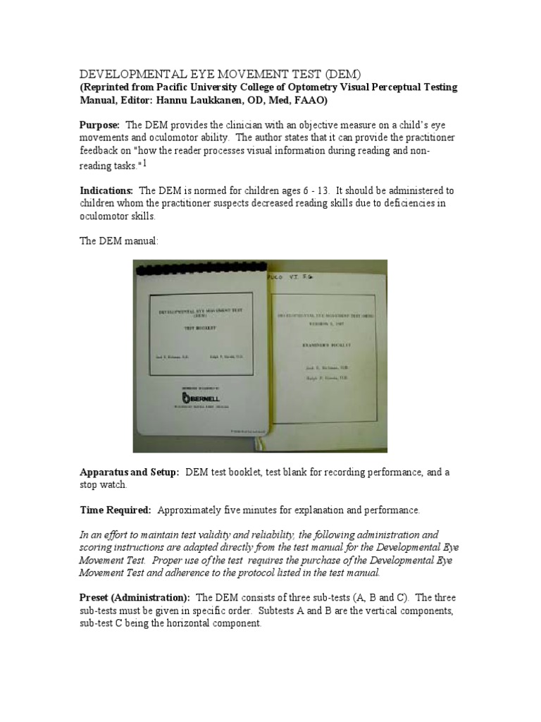 DEM Test Notes | PDF | Behavior | Cognition