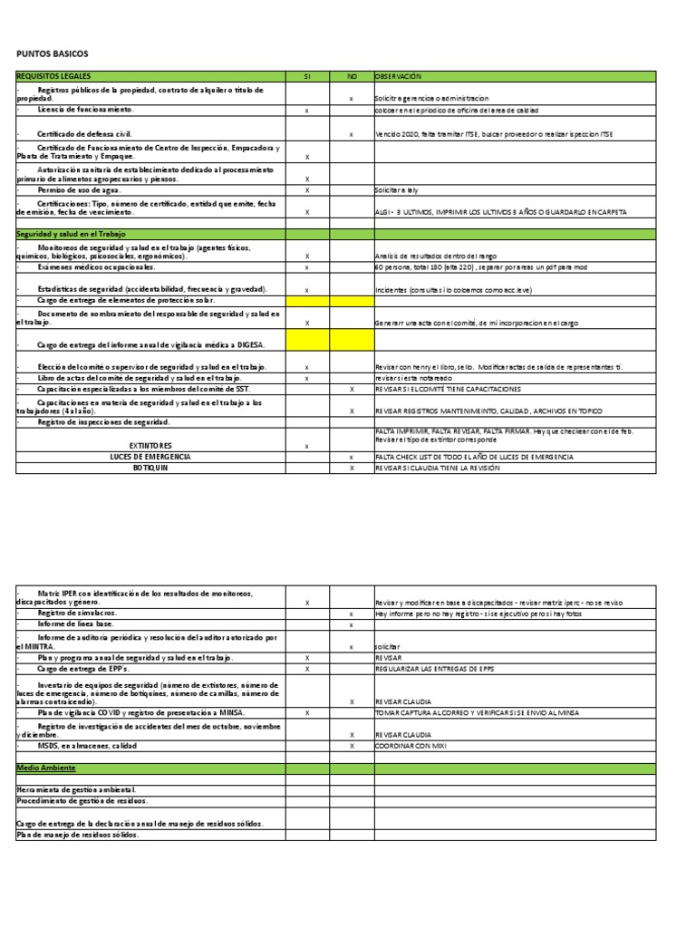Smeta - Puntos Basicos | PDF