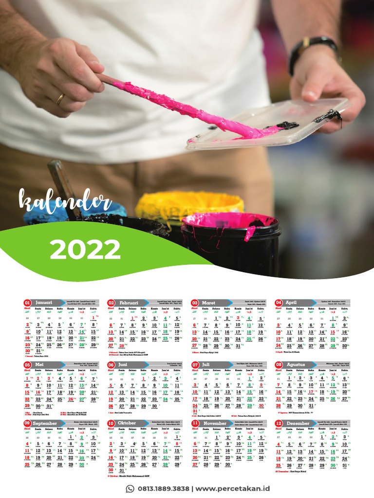 Template Kalender 2022 | PDF
