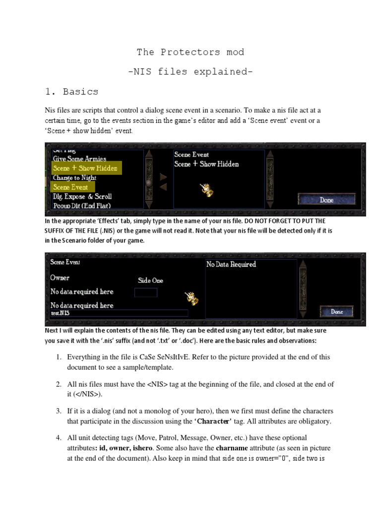 NIS files explained | PDF | Computer File | Variable (Computer Science)