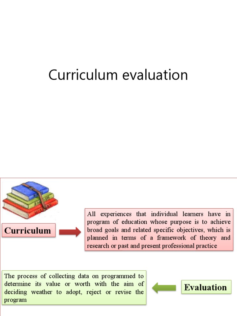 Curriculum Evaluation | PDF | Evaluation | Curriculum