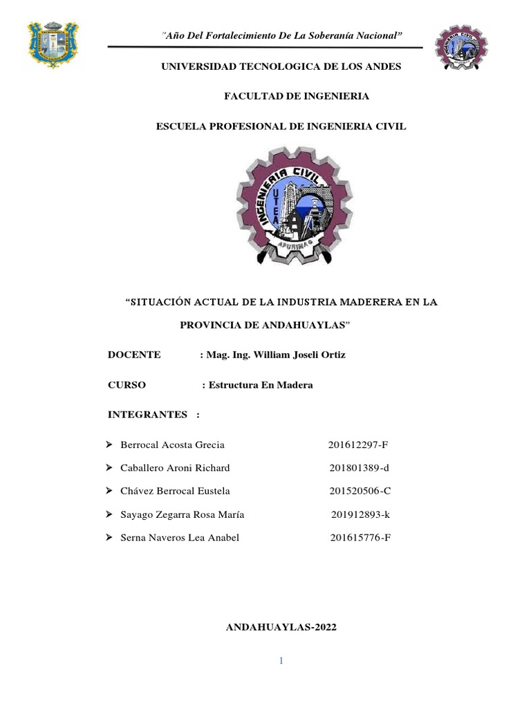 Trabajo de Investigacion | PDF | Madera | Arboles