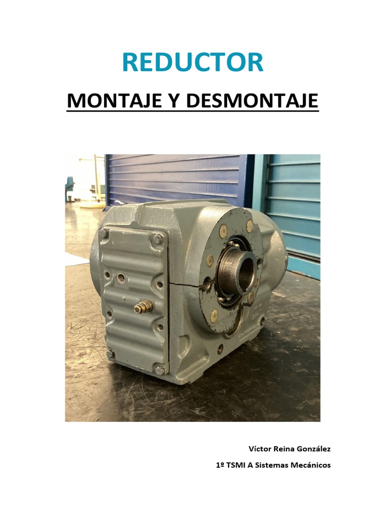 Montaje Reductor | PDF | Engranaje | Tornillo