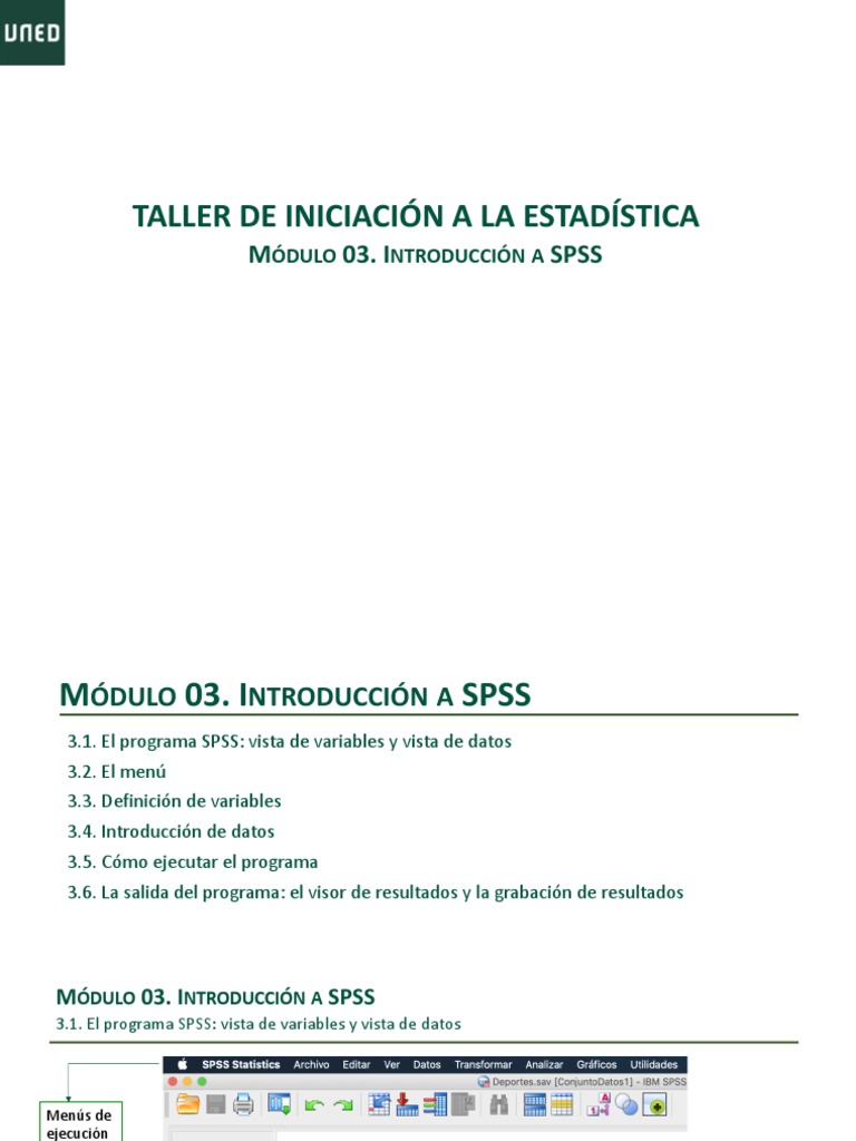 Introduccion A SPSS | PDF | Spss | Informática