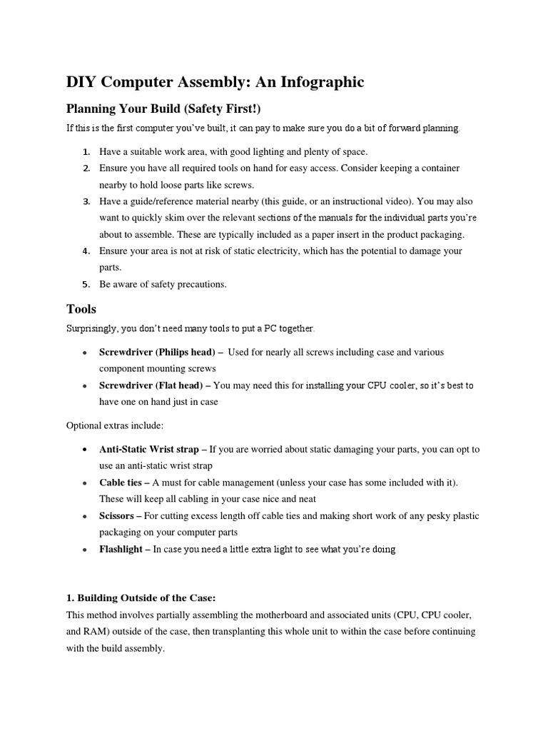 How To Build A Computer | Download Free PDF | Electrical Connector | Usb