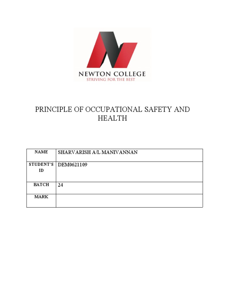 OSH Quiz Tutorial Openbook Test | PDF | Occupational Safety And Health ...