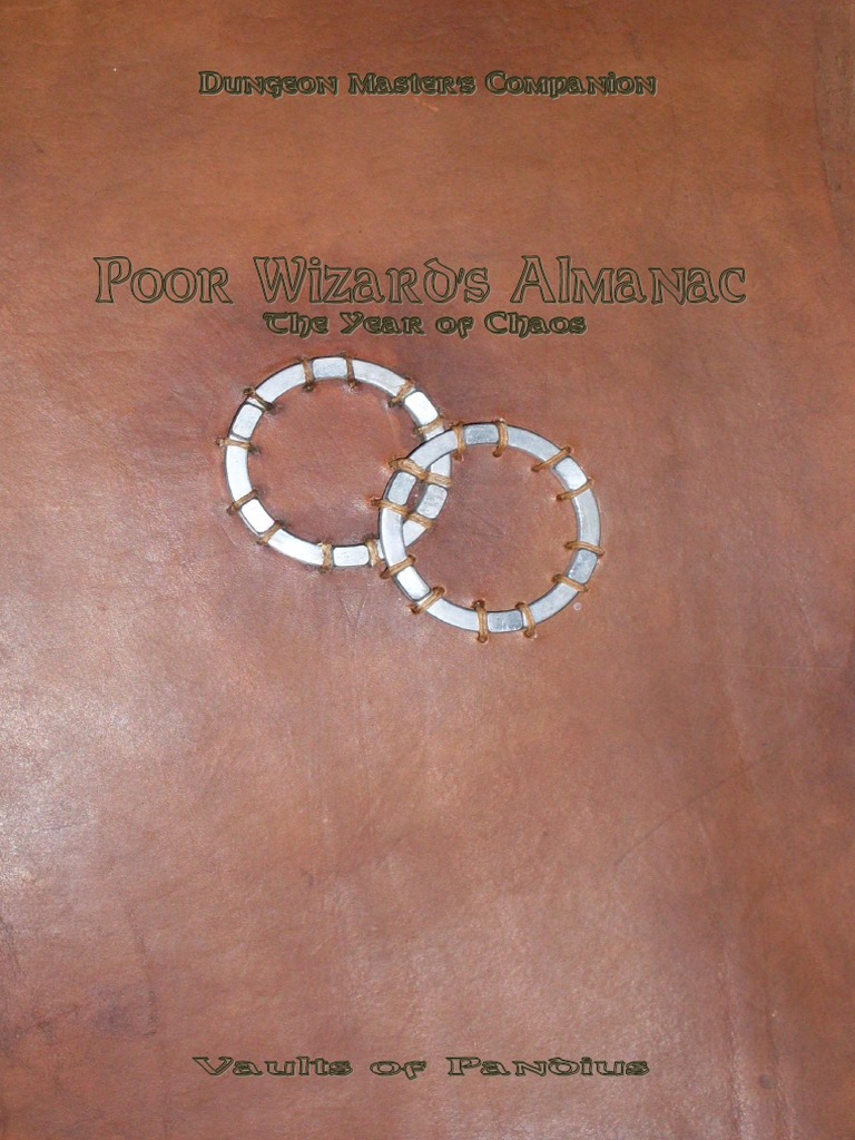 Poor Wizards Almanac Year of Chaos | PDF