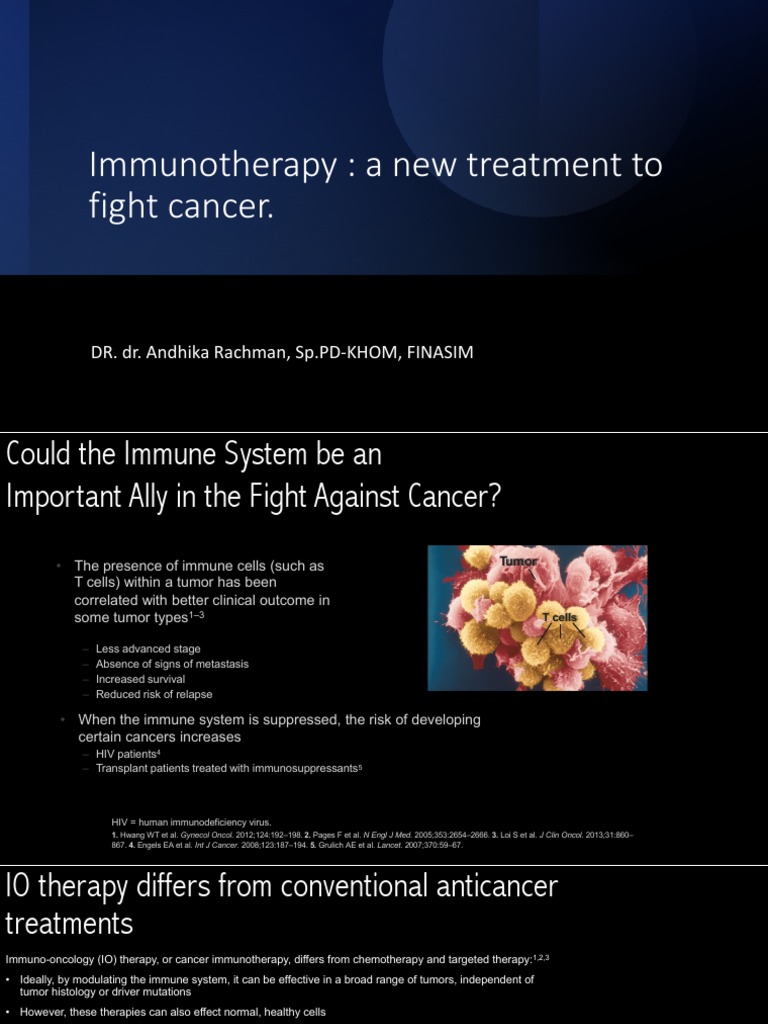DR. Dr. Andhika Rachman - Basic Imunotherapy PDAI | PDF | T Cell ...