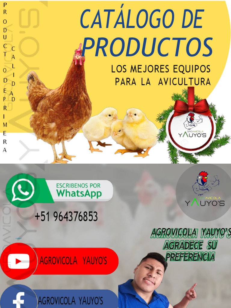 1 Catalogo Avicola Agroavicola Yauyo.s | PDF