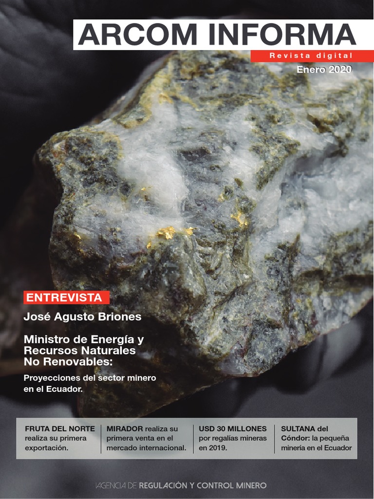 Revista ARCOM Segunda Edicion | Descargar gratis PDF | Minería | Ecuador