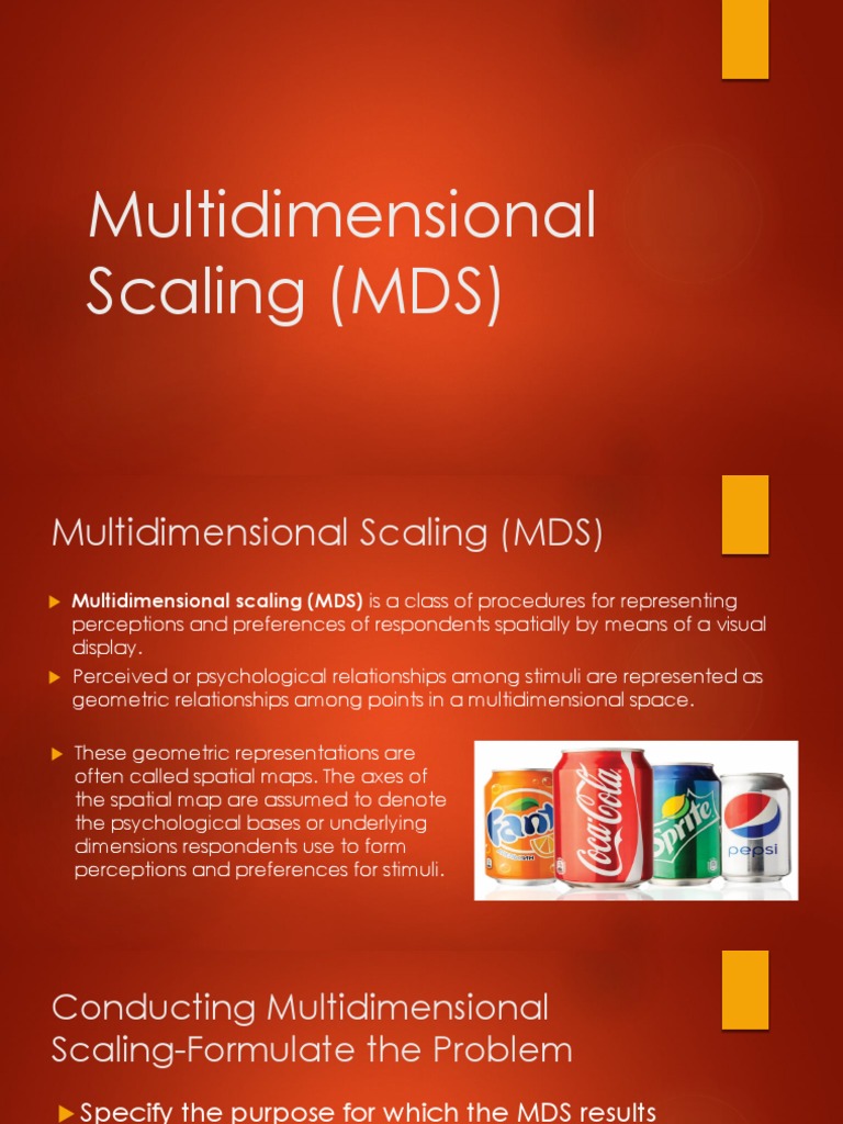 Multidimensional Scaling Mds Pdf Perception Dimension 