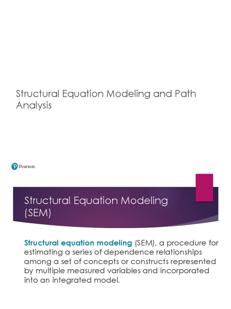 Structural Equation Modeling and Path Analysis | Download Free PDF | Structural Equation ...