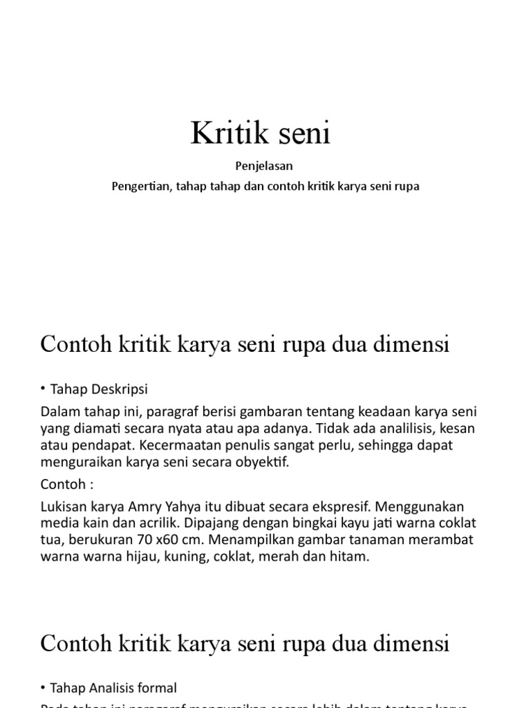 Panduan Lengkap Kritik Seni Rupa | PDF