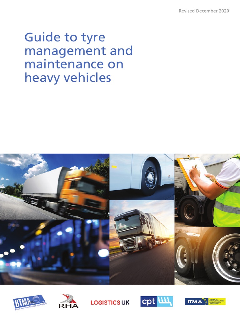 BTMA Tyre Management On Heavy Vehicles Booklet | PDF | Tire | Vehicles