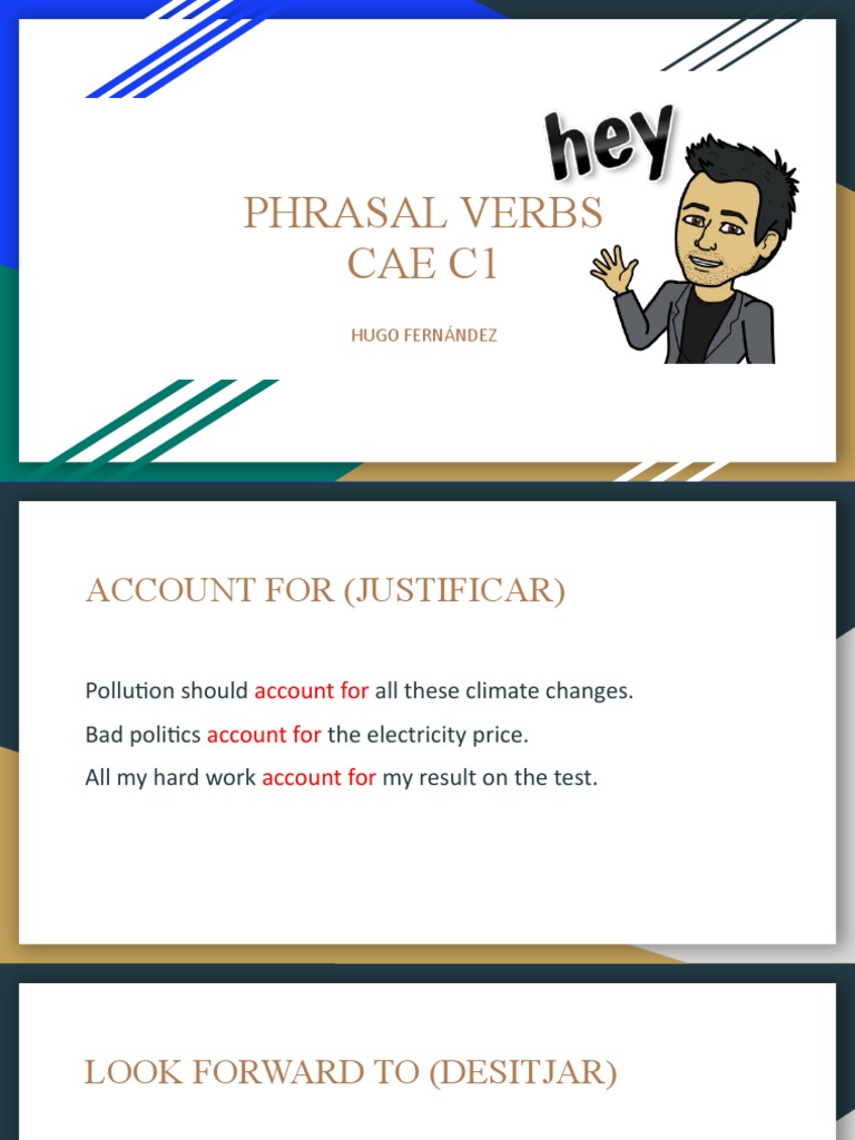 Phrasal Verbs Cae C1 | PDF