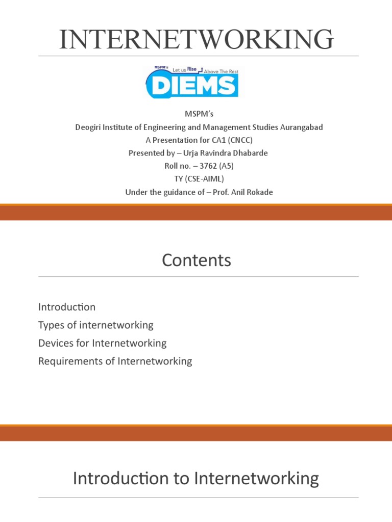 Internet Working | PDF