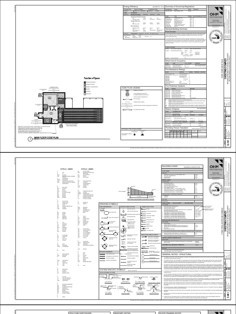 Ontonagon Architectural Plans | PDF | Fire Sprinkler System | Wall