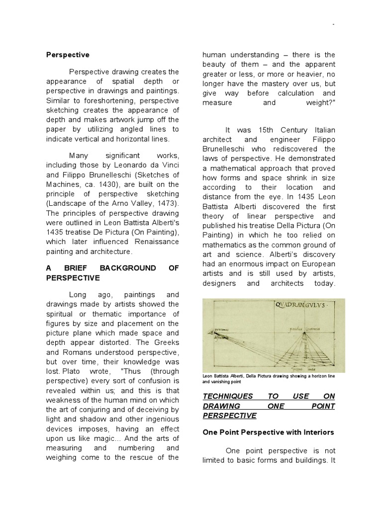 Perspective | PDF | Perspective (Graphical) Perspective | PDF | Perspective (Graphical)