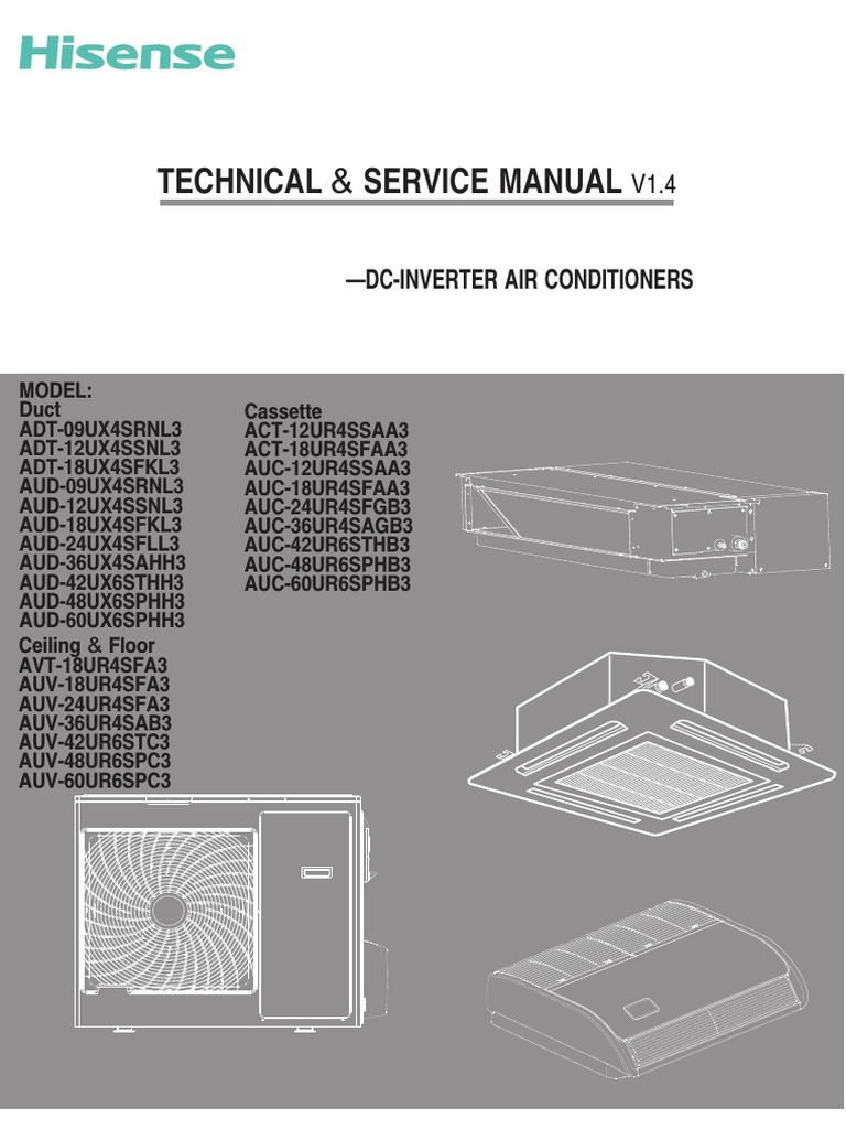 2018 019 Lcac Dc-Inverter Air Conditioner Service Manual A++v1.4 | PDF ...