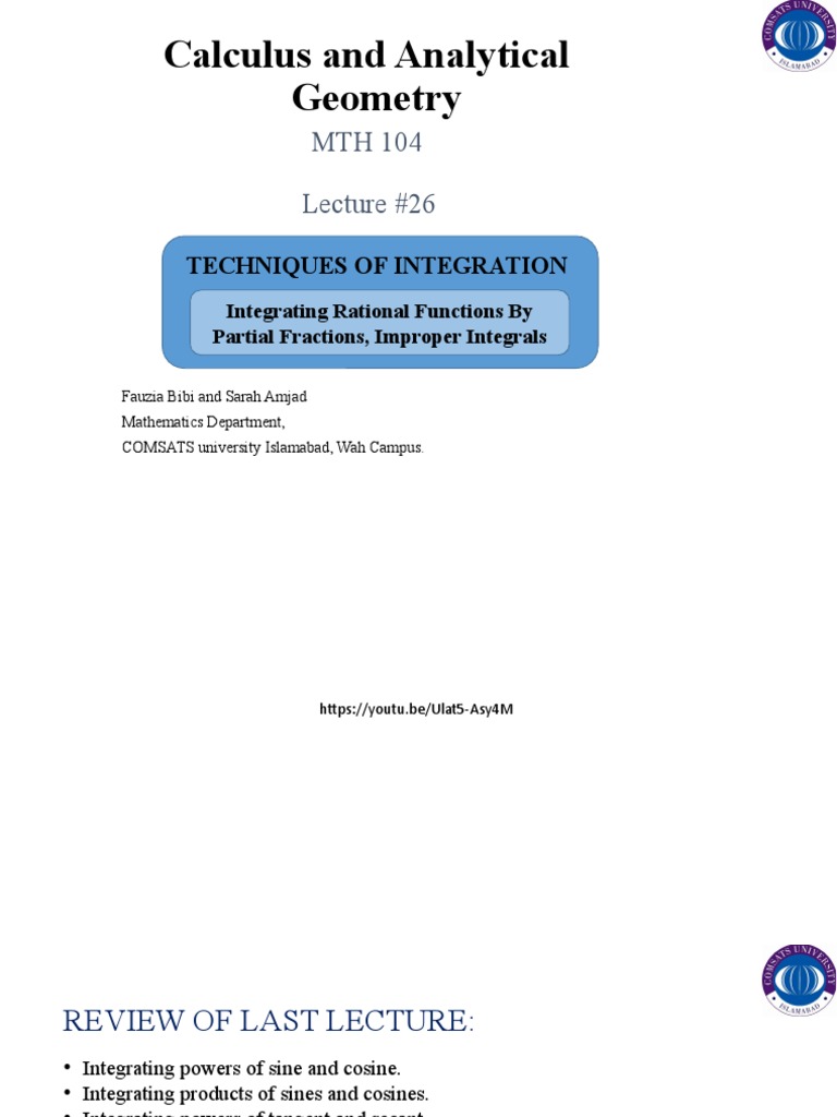 Integrating Rational Functions | PDF | Integral | Trigonometric Functions
