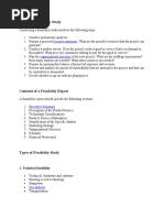 Feasibility Study in Software Engineering | PDF | Feasibility Study | Software Development