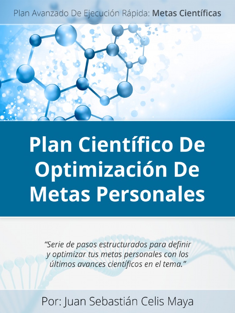 Plan Metas Cientificas | PDF | Aprendizaje | Autoestima