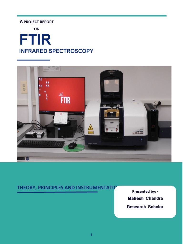 FTIR manual | PDF | Infrared Spectroscopy | Spectroscopy