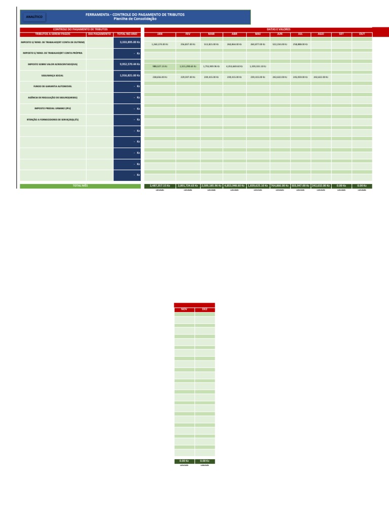 MAPA DE CONTROLO TRIBUTÁRIO (2) (Recuperado Automaticamente) VG | PDF ...
